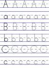 A-Z tracing alphabets in tracing format (Upper Case/Capital Case ...